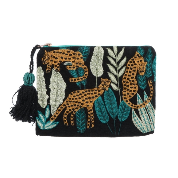 Hobby Lobby | Bags | Nwt Boho Jungle Safari Leopard Cheetah Clutch ...